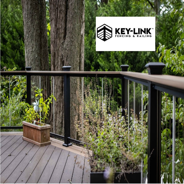 Key-Link Aluminum and Cable Railing