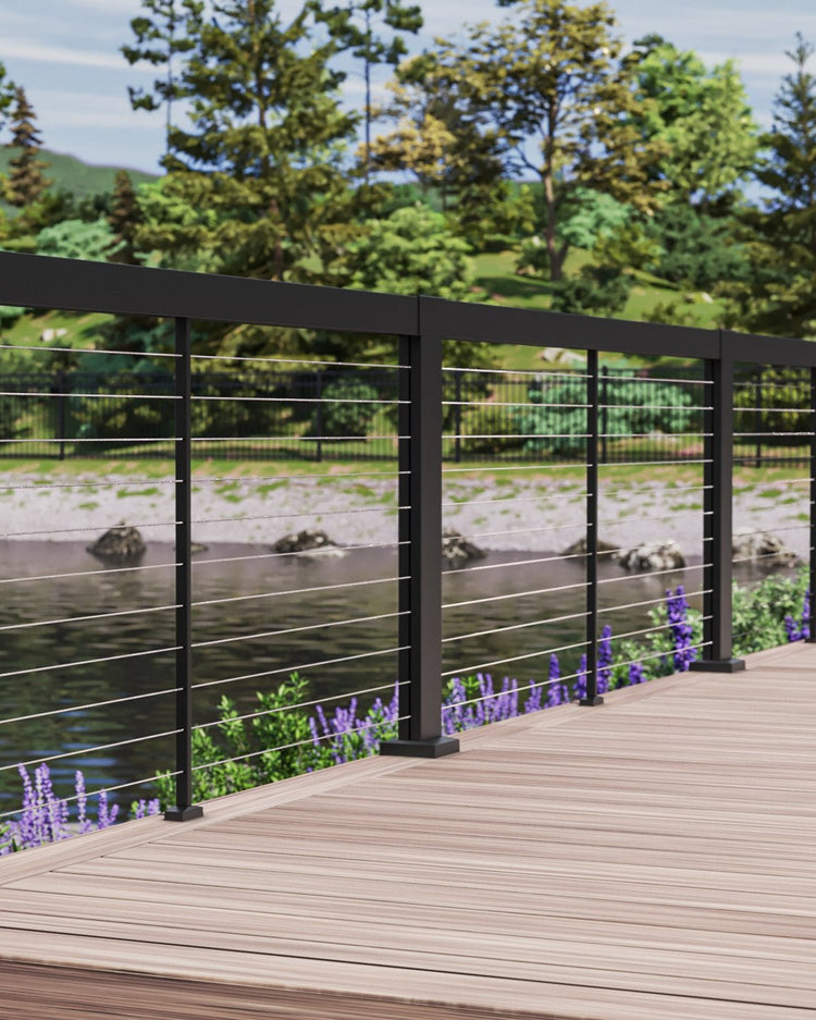 Horizontal Cable Railing Systems – Deck & Rail Supply