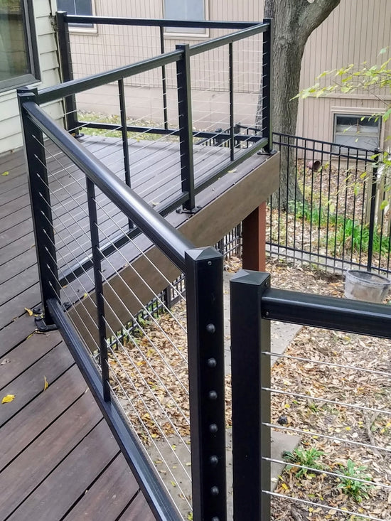Horizontal Deck Cable Railing | D&RS