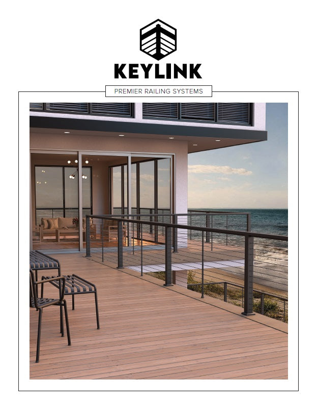 KeyLink Aluminum Flat Post Cap | D&RS