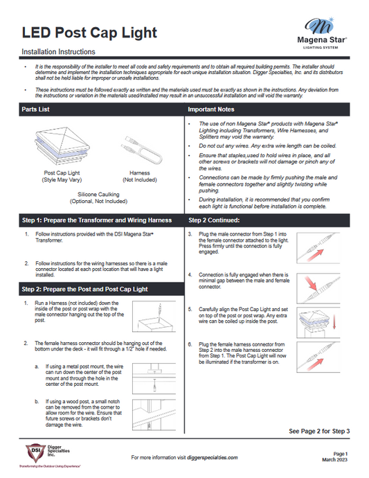 Magena Star Low Voltage Lighting | D&RS – Deck & Rail Supply
