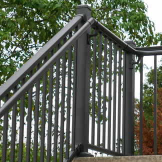 DekPro Aluminum Base Mounted Post Kit – Deck & Rail Supply