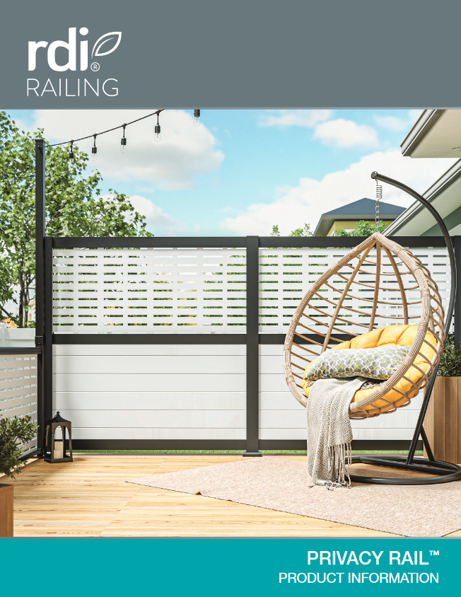 RDI Aluminum Privacy Railings | Deck & Rail Supply