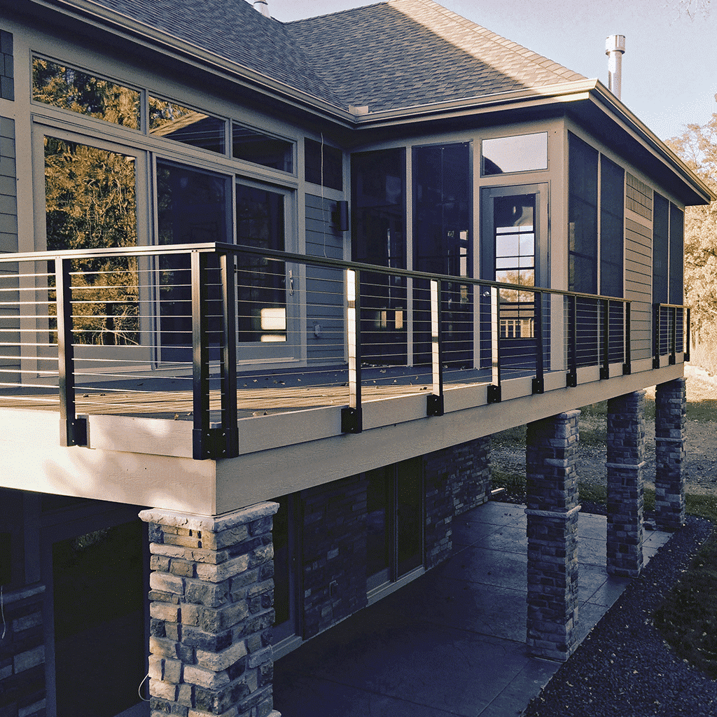Horizontal Deck Cable Railing | D&RS
