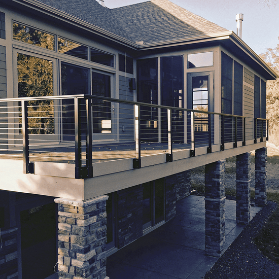 Horizontal Deck Cable Railing | D&RS