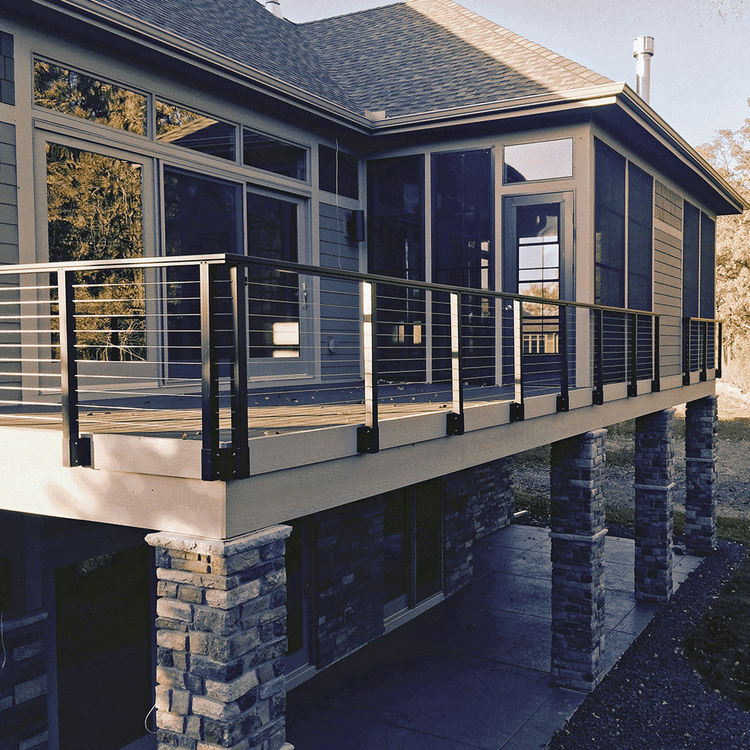Horizontal Deck Cable Railing | D&RS