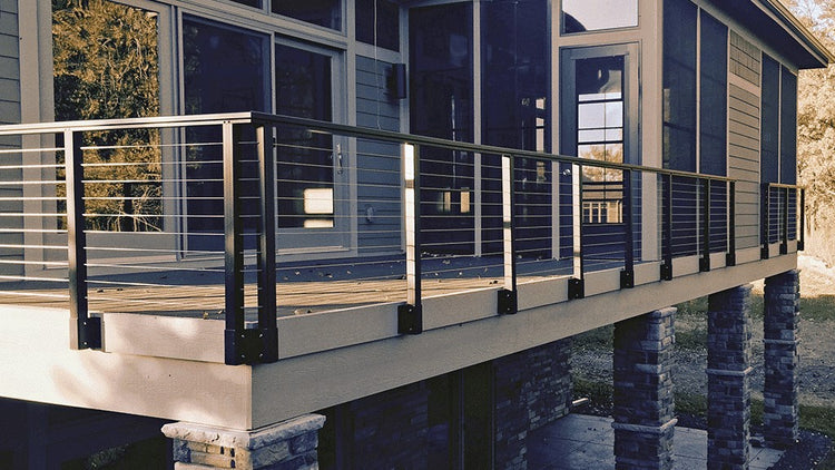 Horizontal Deck Cable Railing | D&RS